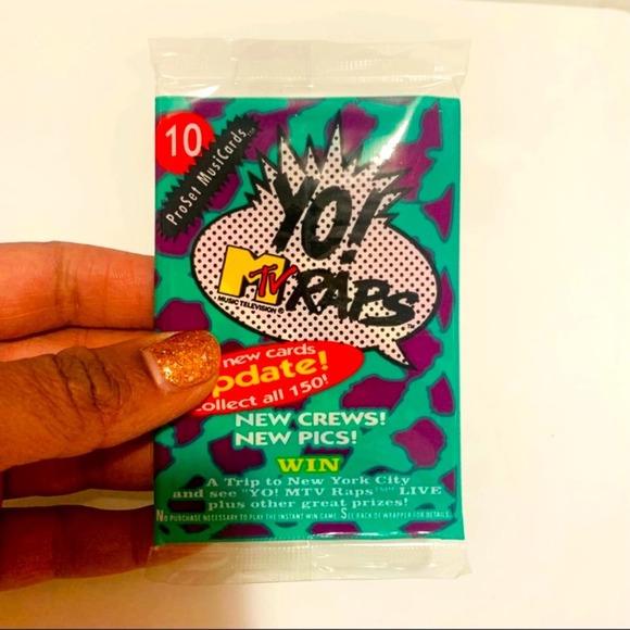 MTV | Toys | Yo Mtv Raps Proset Musicards 991 Hip Hop 1 Card Pack ...